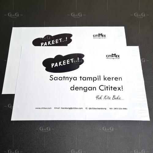 Jual Plastik Polymailer 45x55 Putih Custom Print Sablon, Packing Amplop ...