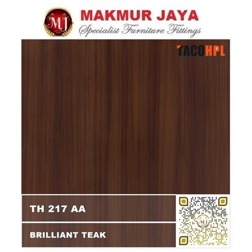 Jual HPL TACO TH 217 AA BRILLIANT TEAK I WOODGRAIN - Kota Tangerang ...