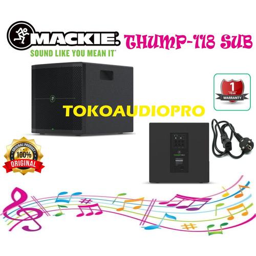 Jual Subwoofer Mackie Thump-118S 1,400-watt 18-inch Powered Subwoofer ...