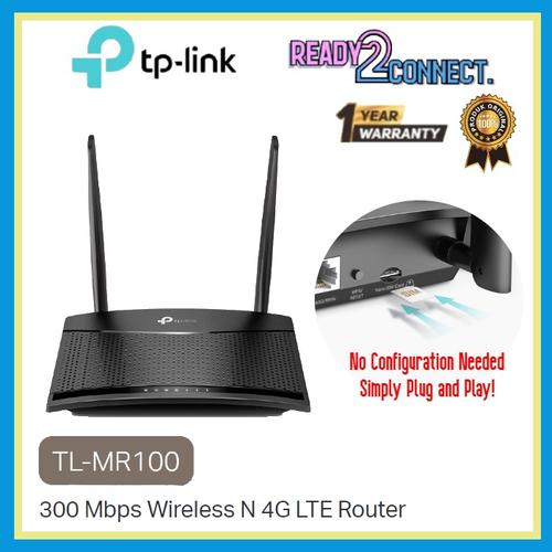 Jual TP-Link TL-MR100 300 Mbps Wireless N 4G LTE Router - Jakarta Pusat ...