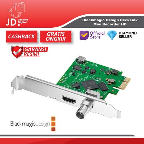 Promo Blackmagic Design DeckLink Mini Recorder HD Cicil 0% 3x - Jakarta ...