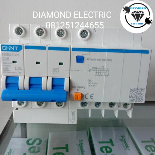 Jual CHINT RCBO/RCCB NXBLE-63 3P+N 6A 10A 16A 20A 25A 32A 40A 50A 63A 6kA - 300mA, 6A - Jakarta ...