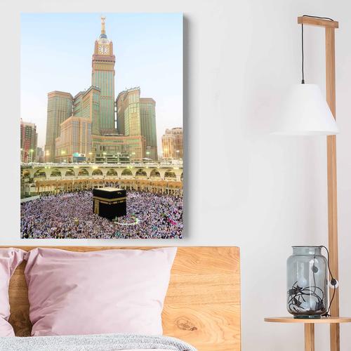 Jual HIasan Dinding Poster lukisan Ka'bah Kabah Mekah Masjidil Haram ...