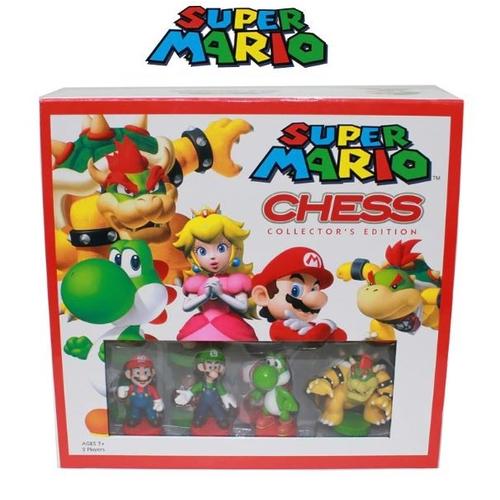 Promo Super Mario Chess Set Collector's Ed Figure Catur Mario Board ...