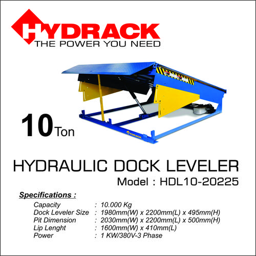 Jual Dock Leveler Loading Dock HYDRACK 10 Ton HDL10-20225 - Kota ...