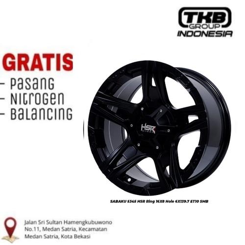 Jual VELG RACING HSR SABAKU RING 16 HELLO 6X139,7 TRITON HILUX PAJERO ...