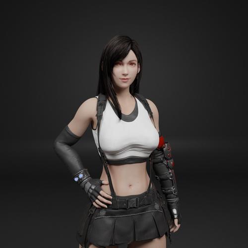 Jual Tifa Lockhart Final Fantasy VII REMAKE resin kit statue - half ...