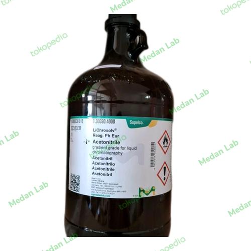Jual Acetonitril HPLC 4L Merck 1.00030.4000 - Jakarta Pusat - Medan Lab ...