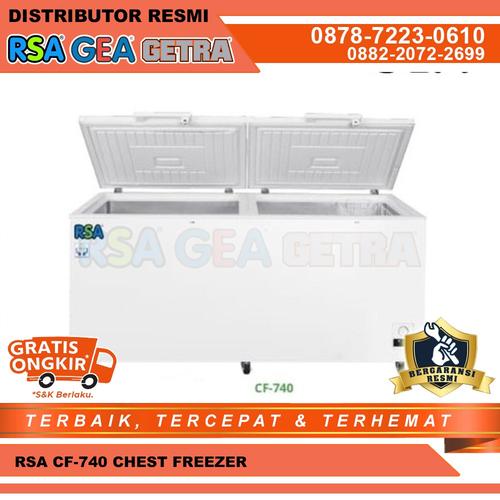 Jual CHEST FREEZER RSA CF-740 / FREZER BOX / PEMBEKU MAKANAN FROZEN ...