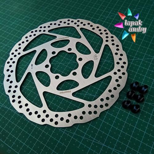 Jual TOOPRE Rem Cakram Sepeda Rotor Disk Brake 6 Bolt 160mm bukan SM ...