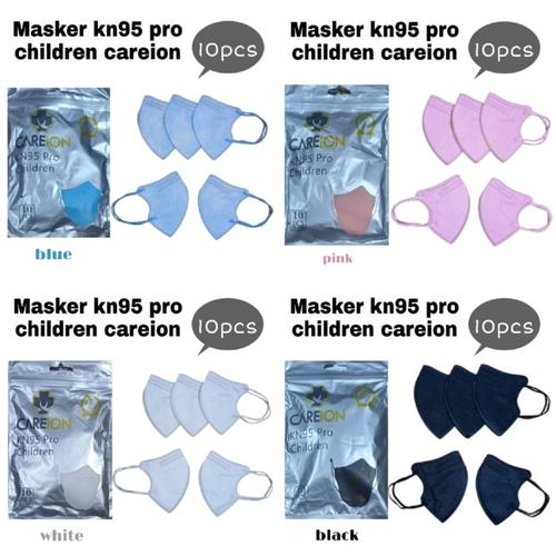 Jual Masker KN95 ANAK PRO CAREION 5ply isi 10pcs CARE ION child mask ...