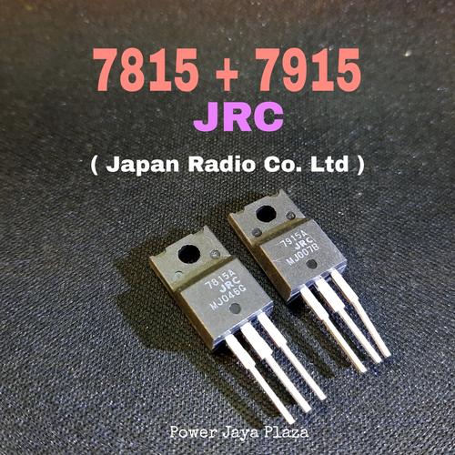 Jual 7815 7915 ( sepasang) merk JRC IC regulator original Japan - Kota ...