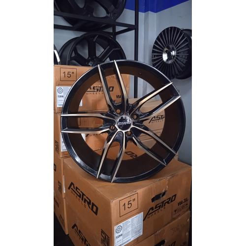 Promo Velg Mobil Astro Lima 17x7.5 4x100 ET.42 Gloss Black Machine Face ...