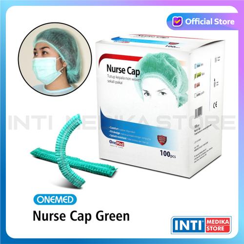 Promo ONEMED - Nurse Cap / Penutup Kepala Onemed - Hijau - Kota Bandung ...