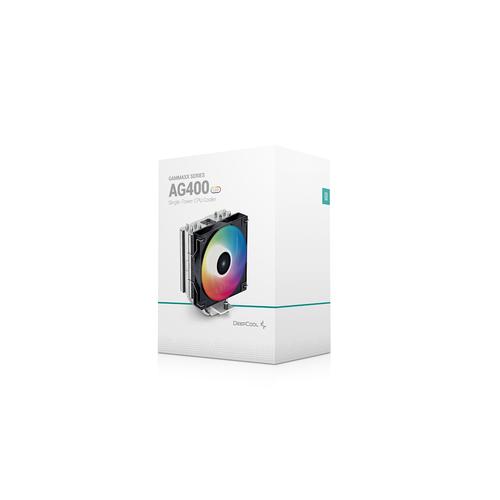 Jual CPU Cooler DeepCool AG400 LED Fixed RGB - Support LGA 1700 - Kota ...