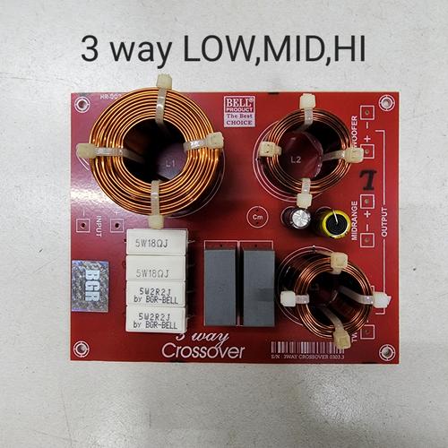 Jual KIT CROSSOVER 3 WAY BELL BGR CROSSOVER PASIF 3 WAY BELL RANGKAIAN ...