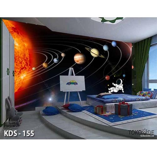 Jual WALLPAPER DINDING 3D CUSTOM ANAK MOTIF ASTRONOT PLANET LUAR ...