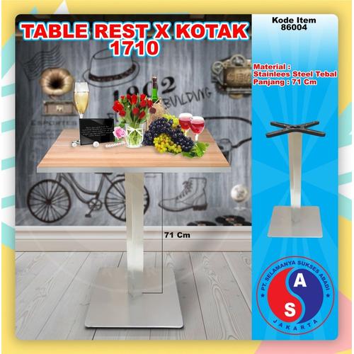 Jual Table Leg Kaki meja besi stainless anti karat plat kotak persegi ...