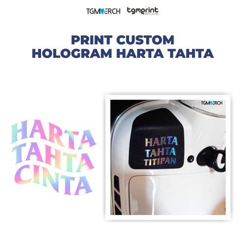 Jual Stiker Harta Tahta | Stiker Hologram | Tgm Merch - 7 x 7 - Kota ...