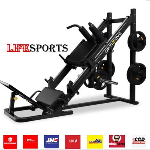 Jual Alat Fitnes Leg Press Optimove plus Hack Squat (Original) leg ...