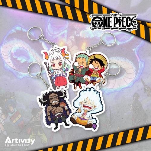 Jual READY KEYCHAIN double akrilik anime One Piece Onigashima - Kaido ...