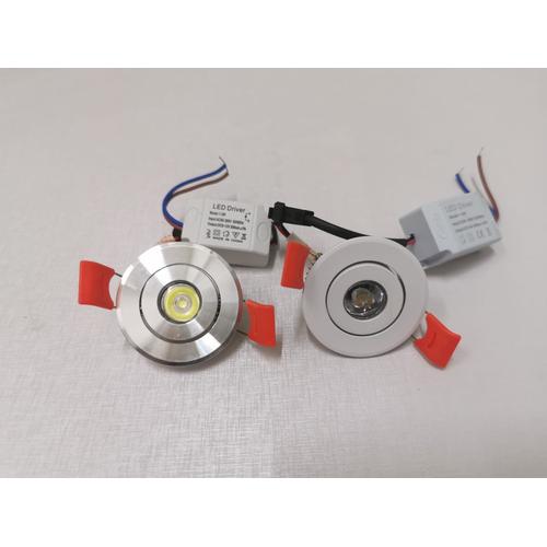 Jual Downlight led 1w 1 w 1 mata led panel 1watt lampu led lemari 1 ...