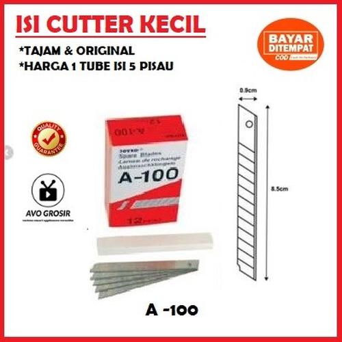 Jual isi cutter kecil - joyko A-100 - isi 5 pcs - refill cutter - Kab ...