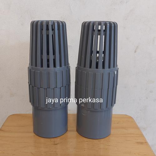 Jual Foot Valve PVC 11/2" Inch / Foot klep pvc socket 1,5 inch ...