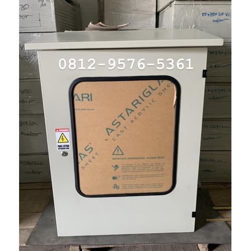 Jual Box panel outdoor topi dobel pintu 60x80 80x60 80x60x25cm plat 1 ...