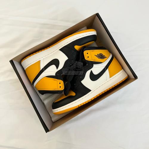 Jual Air Jordan 1 High OG Taxi Yellow Toe GS (100% Original) - Kota ...