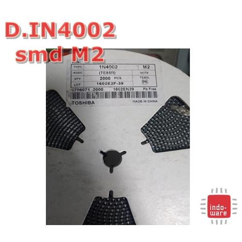 Jual Dioda M2 SMD 1N4002 1A 400V IN4004 Silicon Diode Rectifier DO ...
