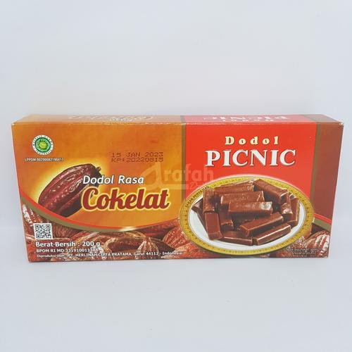 Jual Dodol Garut Picnic Rasa Cokelat Original 200gr Oleh-oleh khas Garut - Kab. Garut ...