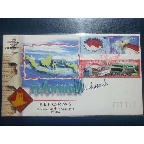 Jual SHP Indonesia - SHP 506 Reformasi 1998 with PIN dan tanda tangan ...