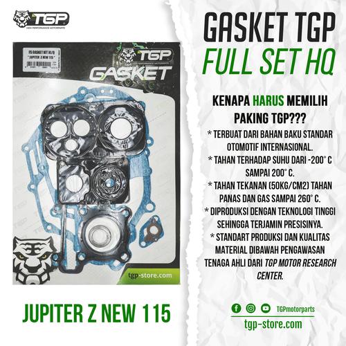 Jual Paking Fullset Yamaha Jupiter Z 115 New Gasket Kit Set Original TGP HQ - Kota Surabaya ...