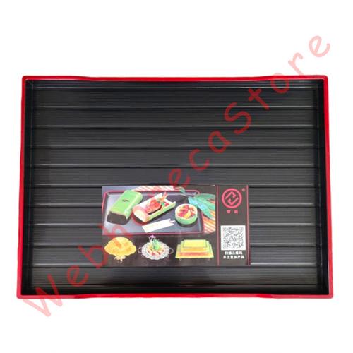 Jual Japanese Rectangular Serving Tray/ Nampan Saji Bento Hitam - S ...