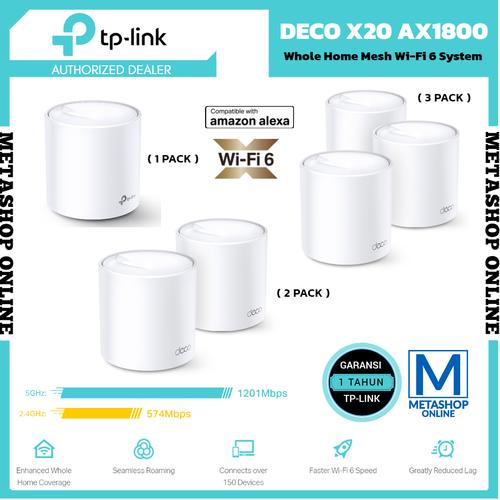 Jual TP-LINK DECO X20 AX1800 Whole Home Mesh Wi-Fi 6 System TPLINK - 2 ...