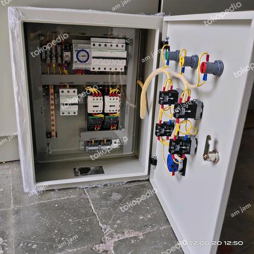 Jual PANEL POMPA 2,2KW bergantian timer THEBEN SUL181D,PILOT LAMP 220V ...
