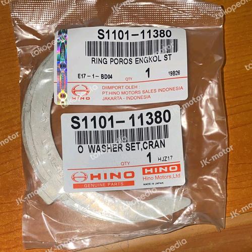 Jual METAL BULAN HINO LOHAN JO8E / JO8C WASHER CRANKSHAFT HINO LOHAN ...