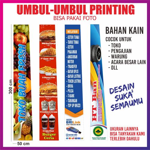 Jual umbul umbul digital print umbul kain umbul umbul kemerdekaan ...
