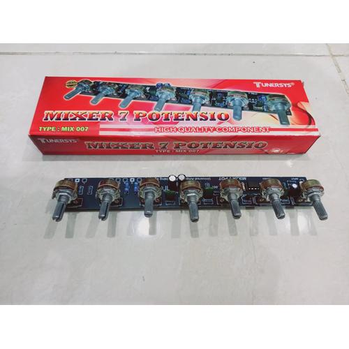 Jual KIT MIXER 7 POTENSIO TUNERSYS MIX 007 kit penguat mixer 7 potensio ...