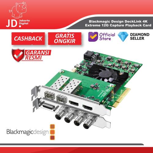 Promo Blackmagic Design DeckLink 4K Extreme 12G Capture Playback Card Cicil 0% 3x - Jakarta ...