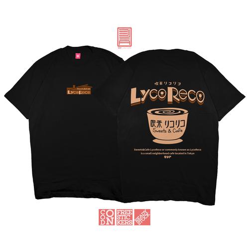 Jual Kaos LYCORECO SWEETS AND CAFE LYCORIS RECOIL T-Shirt Anime Manga ...