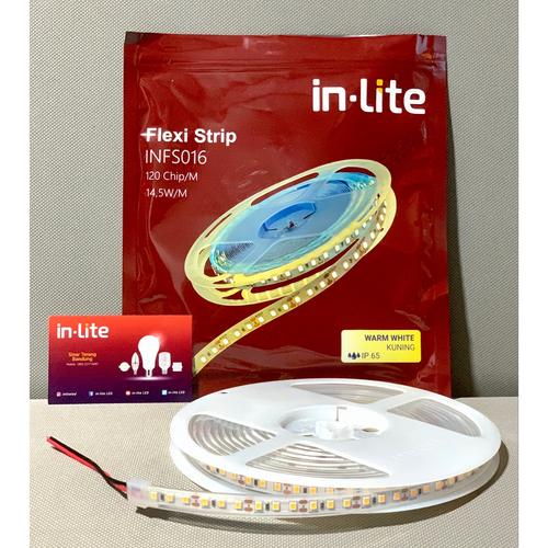 Jual FLEXI STRIP LIGHT LED INLITE 120 CHIP/M 14.5W/M IP65 DC 12V ...