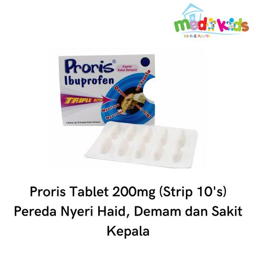 Jual Proris 200mg Strip Isi 10 Tablet Kaplet - Strip (10s) - Jakarta ...