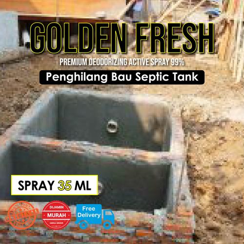 Jual SPRAY PENGHILANG BAU SEPTIC TANK GOLDEN 35 ML Cairan Obat ...