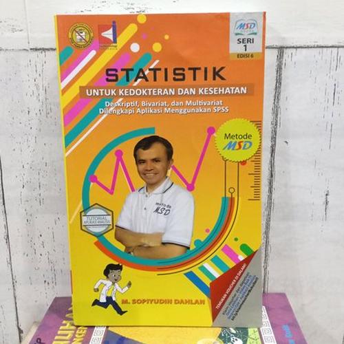 Jual BUKU STATISTIK UNTUK KEDOKTERAN DAN KESEHATAN SERI 1 SOPIYUDIN ...