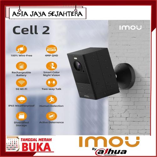 Jual IP Camera WiFi CCTV Imou 4MP Full Color Wireless Camera Beterai ...