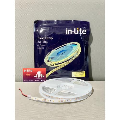 Jual FLEXI STRIP LIGHT LED INLITE 60 CHIP/M 8.5W/M IP65 DC 12V ...