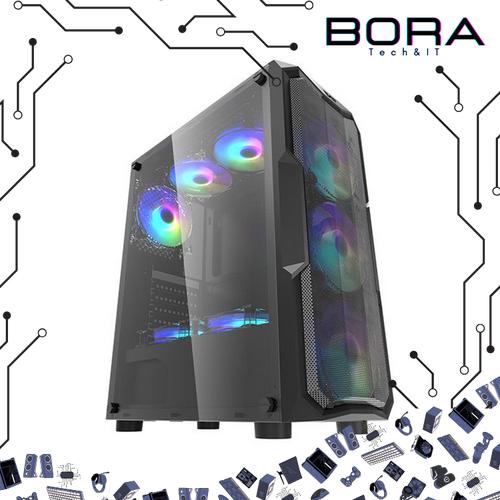 Jual Casing Komputer DarkFlash Aquarius Mesh ATX | Case PC Gaming Tanpa ...