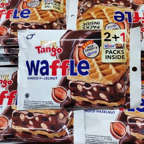 Jual New Tango Waffle Choco Hazelnut 75gr Isi 3 Pcs X 25gr (Wafer Viral ...